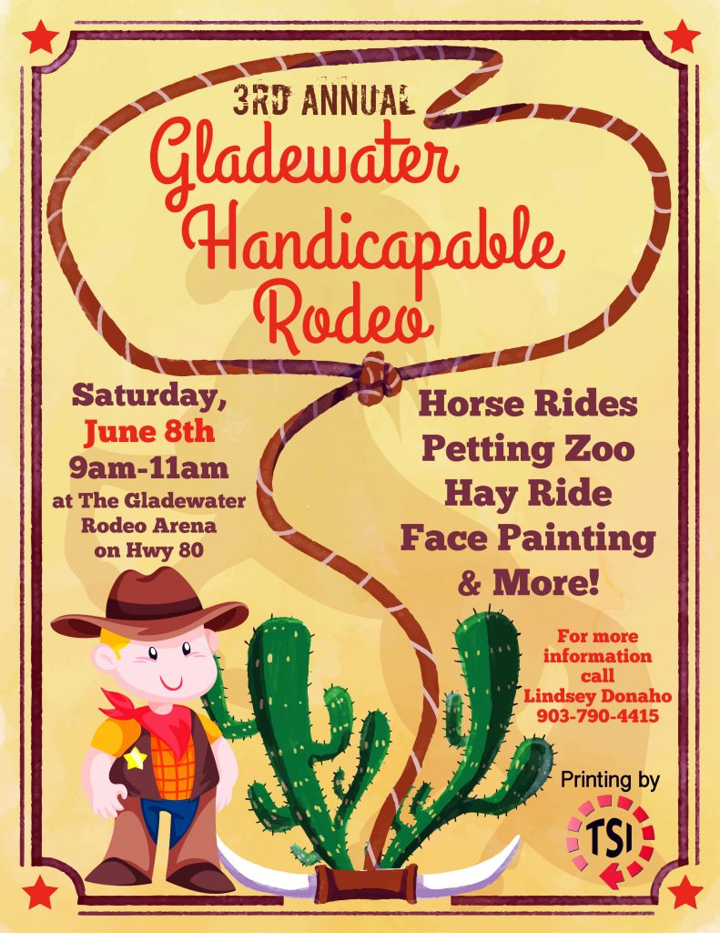 3rd Annual Gladewater Handicapable Rodeo Provides Rodeo Fun for Special ...